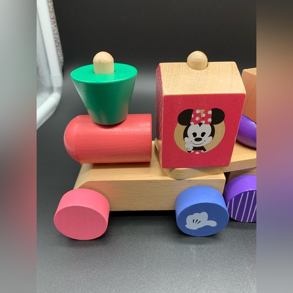 Disney | Toys | Disney Wooden Toys Mickey Friends Mickey Mouse Stacking ...